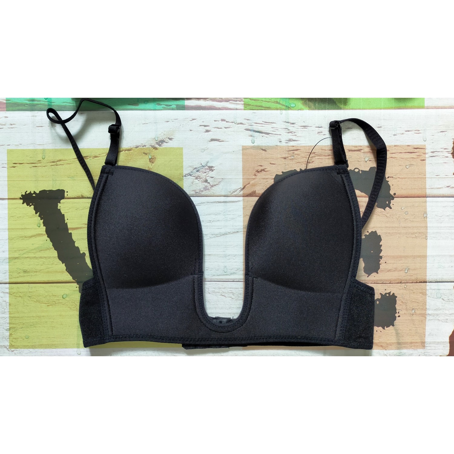 Sutien cu efect push-up si decolteu in forma de U - cu bretele ...